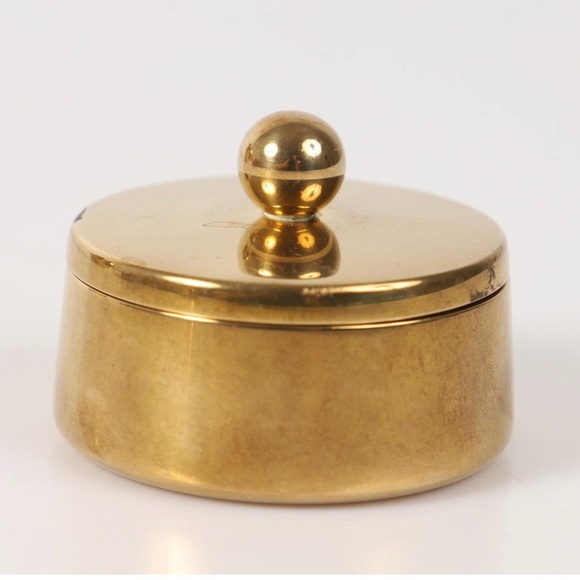 Office | Vintage Brass Desktop Postage Stamp Keeper Roll Dispenser ...